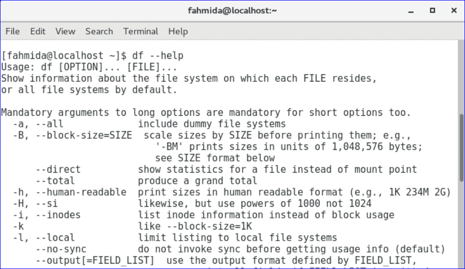 Check Disk Space Usage On CentOS LaptrinhX