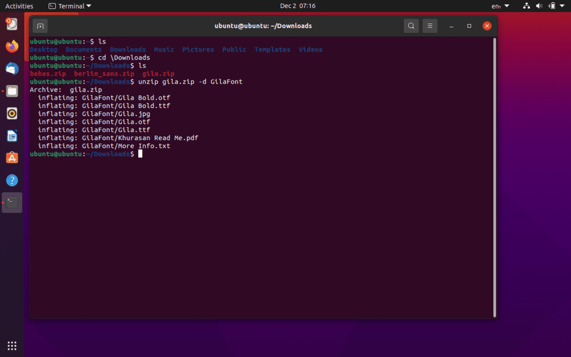 How to Manually Install Fonts in Ubuntu 20