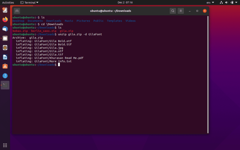 How to Manually Install Fonts in Ubuntu 20