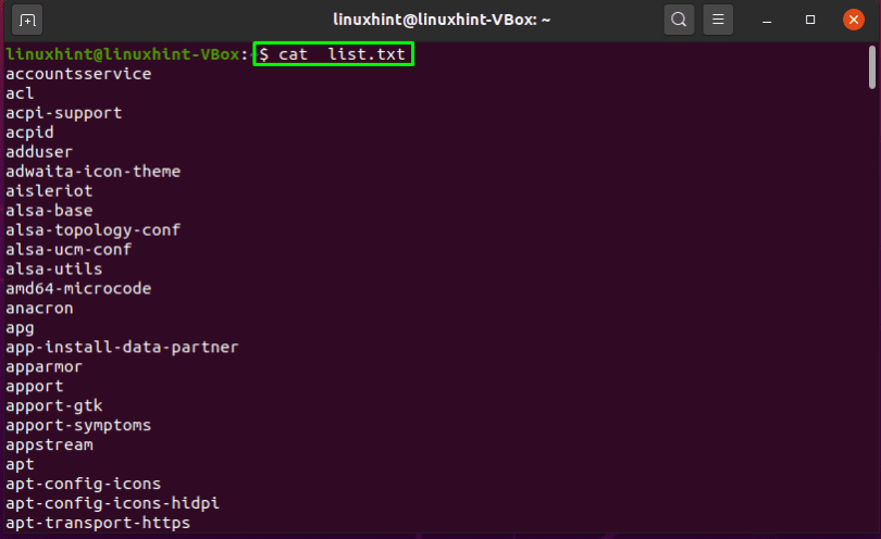 How to List Installed Packages on Ubuntu