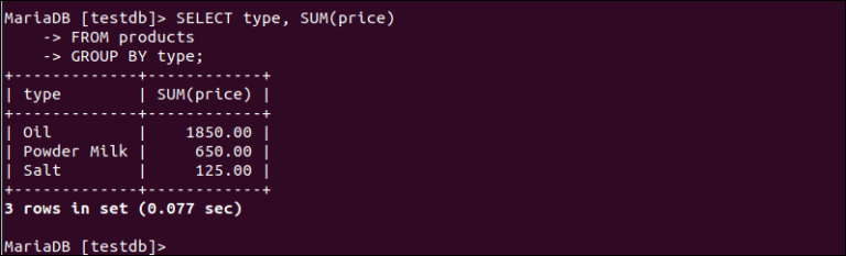MariaDB Basic Tutorial