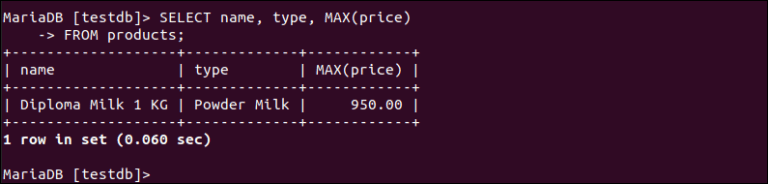 MariaDB Basic Tutorial