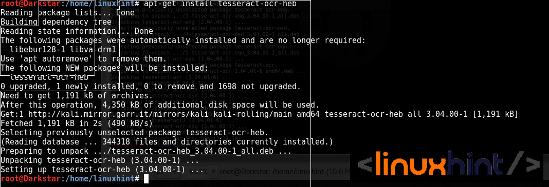 Install Tesseract OCR On Linux Linux Hint