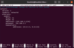 How to change the IP address on Ubuntu