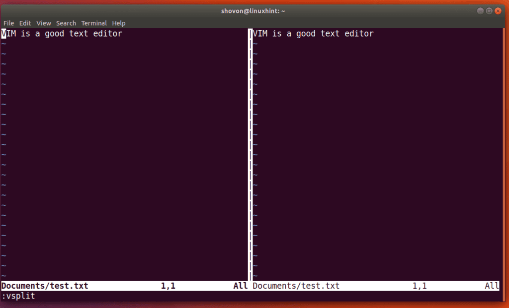 How To Use VIM Split Screen