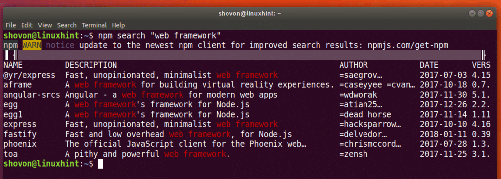 Install Npm Nodejs Package Manager On Ubuntu Linux Hint 