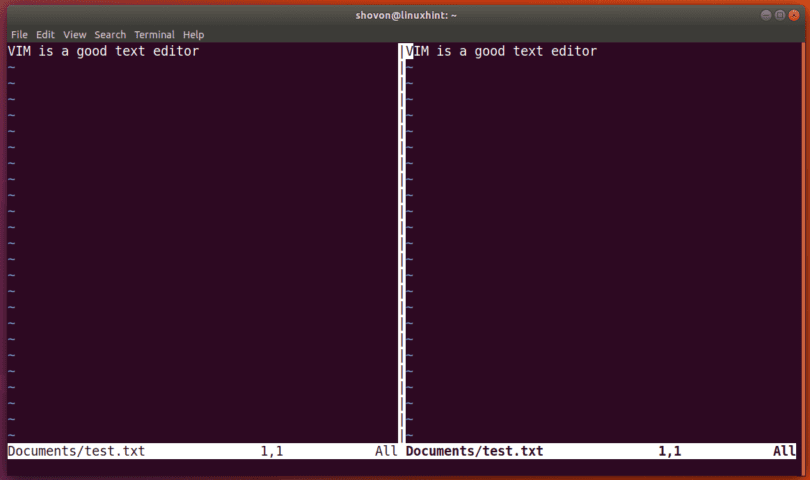 How To Use VIM Split Screen