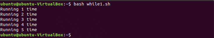 BASH While Loop Examples Linux Hint