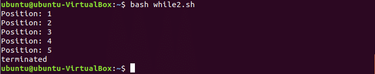 BASH While Loop Examples Linux Hint