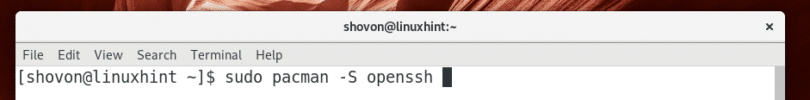 Arch Linux Ssh Server Setup Customization And