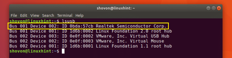List USB Devices Linux list-usb-devices-linux