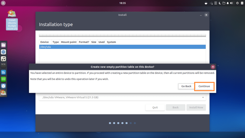 Install Ubuntu Budgie 18.04