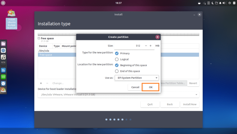 Install Ubuntu Budgie 18.04