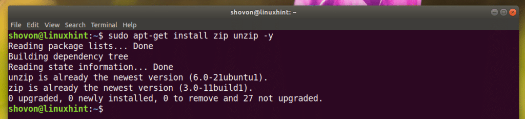 How To Zip A Folder In Linux