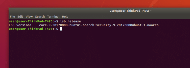 lsb_release Command on Ubuntu