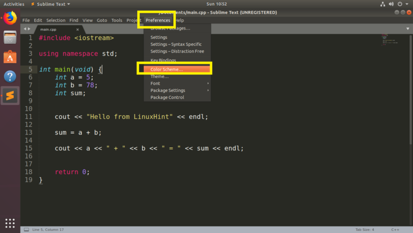 How to Use Color Schemes with Sublime Text