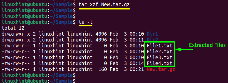 How To Create And Extract TAR GZ Files On Ubuntu 22 04 Linux Consultant