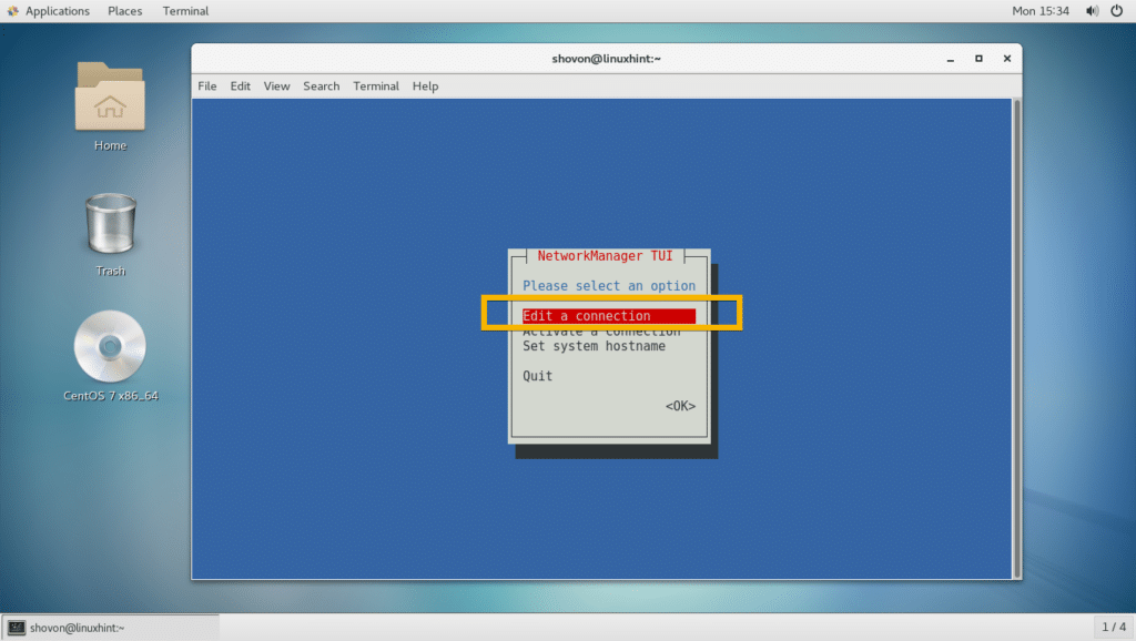 How to Configure The Network on CentOS7