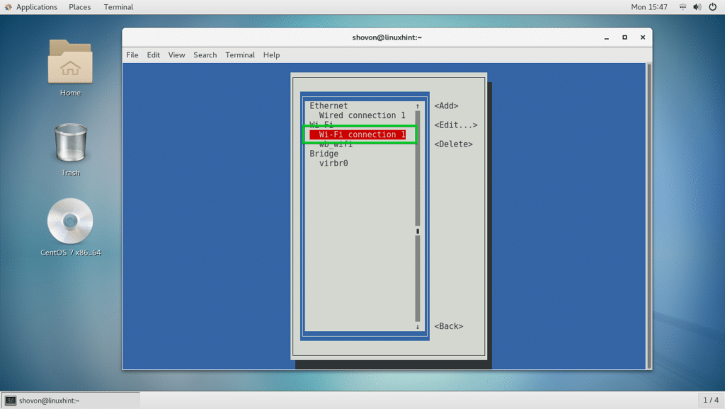 How to Configure The Network on CentOS7