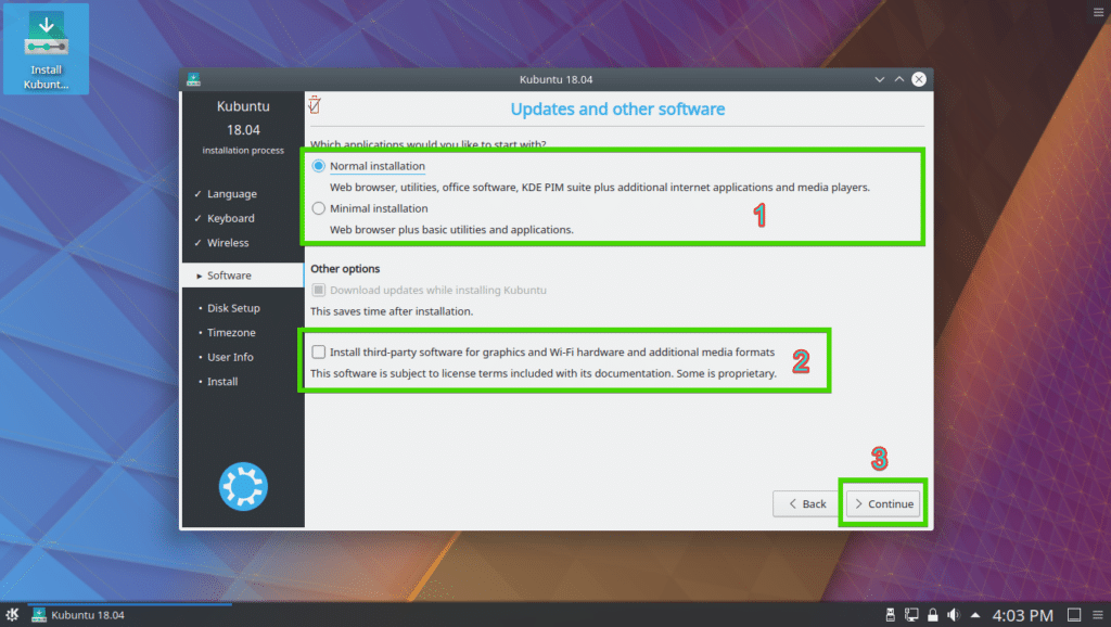 How to Install Kubuntu 18.04 LTS