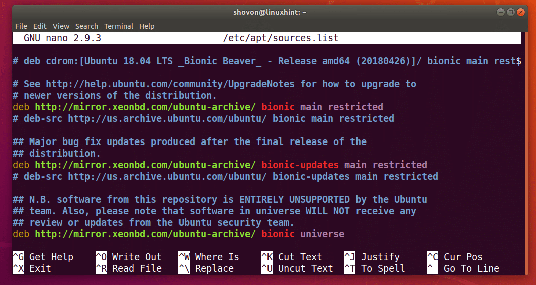 Understanding And Using Sources list For Ubuntu