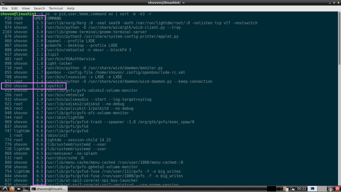 How To Check Memory Usage Per Process On Linux