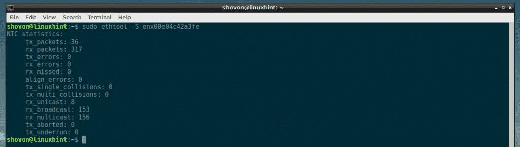 ethtool Commands and Examples