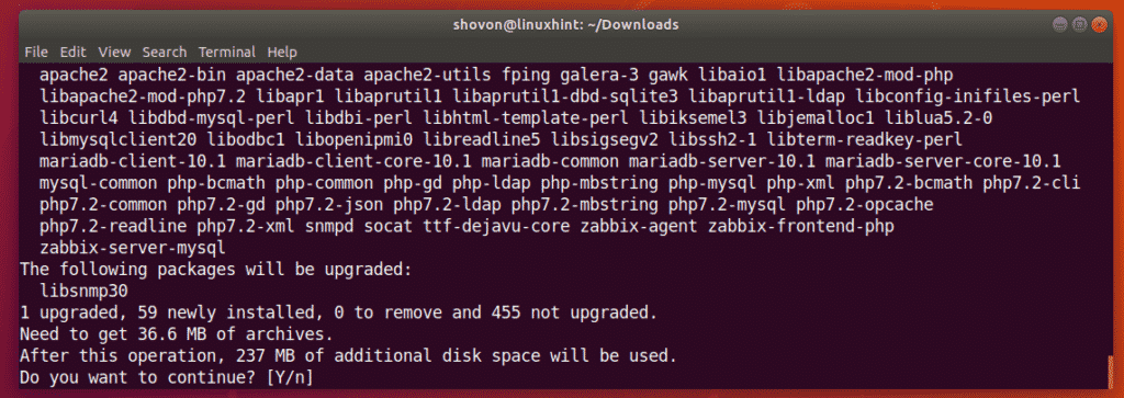 Install Zabbix 4.0 on Ubuntu