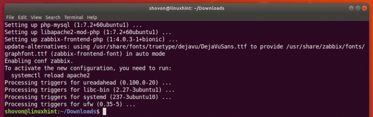 Install Zabbix 4.0 on Ubuntu