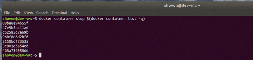 How To Stop All Docker Containers