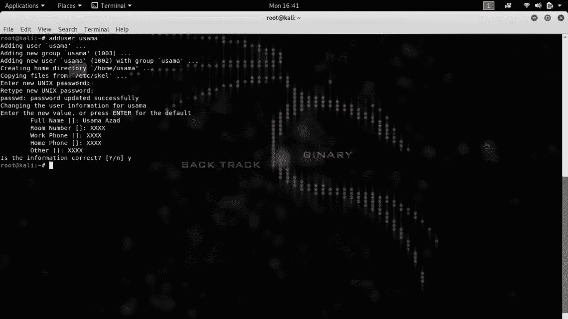 How To Add A Non Root User To Kali Linux