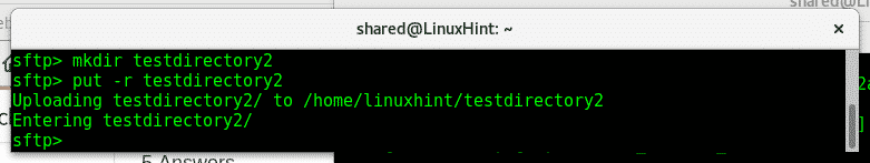 Using Sftp From The Linux Command Line