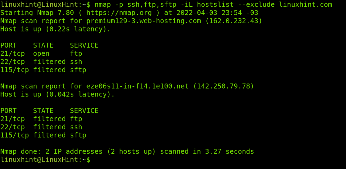 Nmap Flags and What They Do