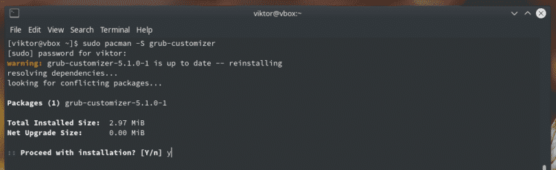 Cómo actualizar GRUB en Arch Linux - Linux Hint | Market tay