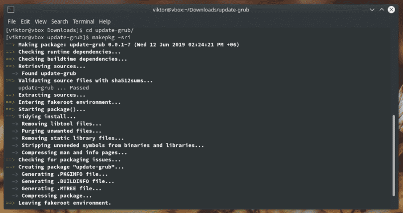 Cómo actualizar GRUB en Arch Linux - Linux Hint | Market tay
