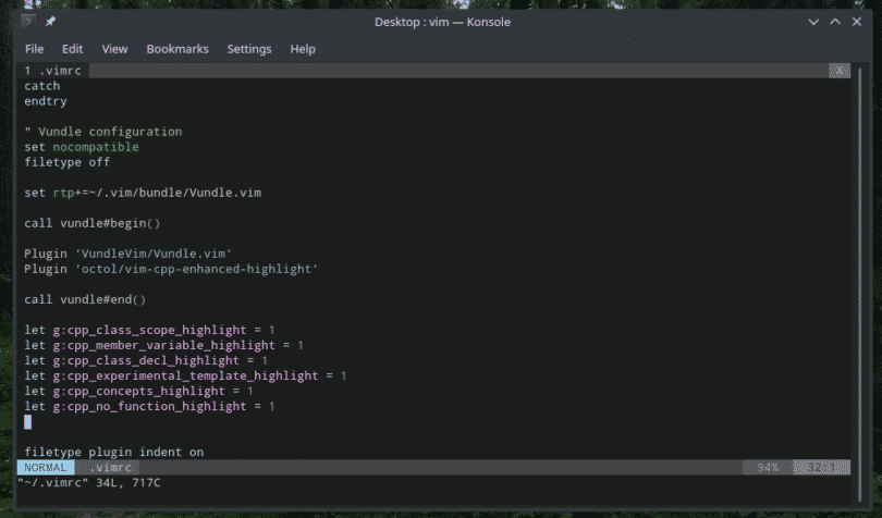 Vim Split Screen