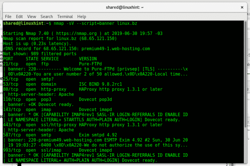 Używanie skryptów nmap: Nmap banner grab – Linux podpowiedź | Cooper Street