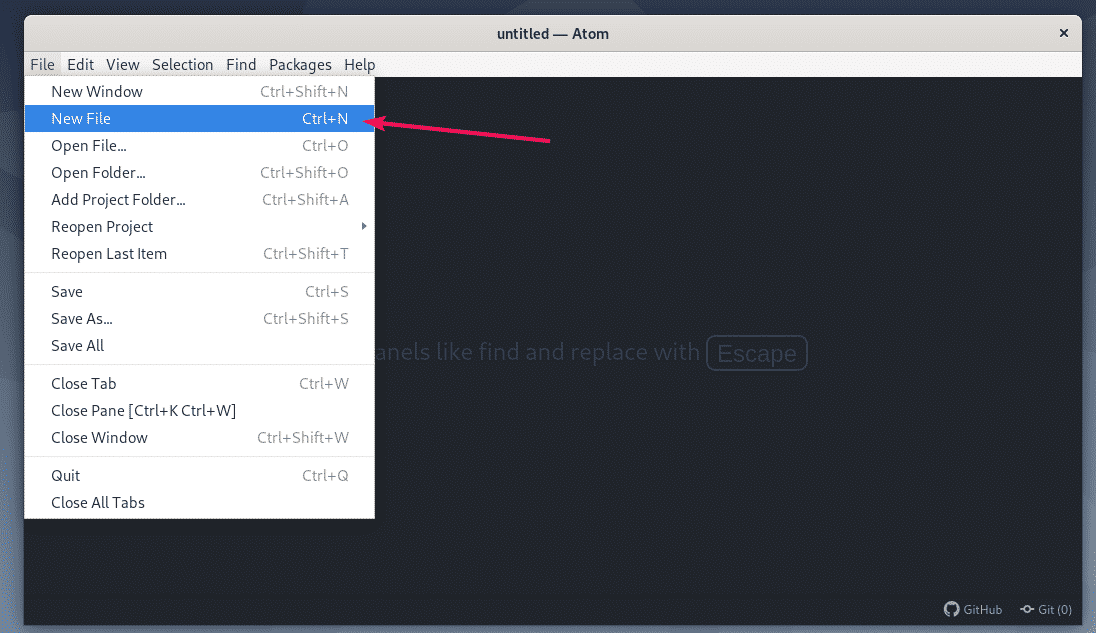 Installing Atom Text Editor on Debian 10