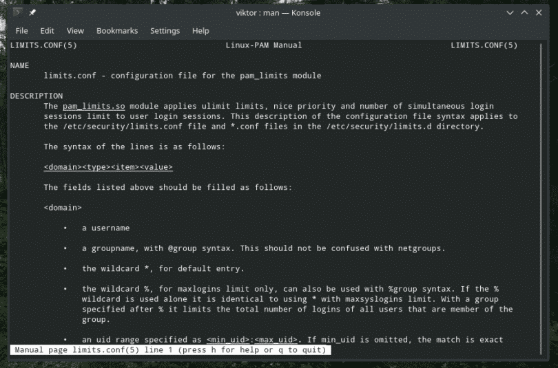 Commande Linux ulimit - Linux Hint | Li Linguas