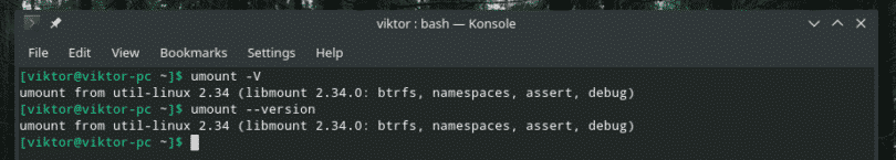 Linux Umount Command