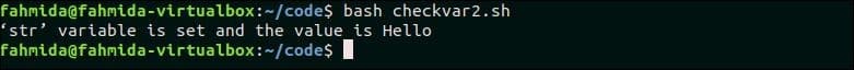 How To Check The Variable Is Set Or Empty In Bash