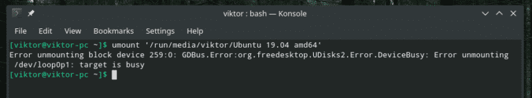 Linux umount Command
