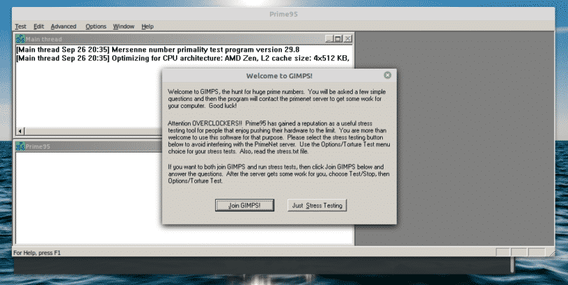Prime95 Linux