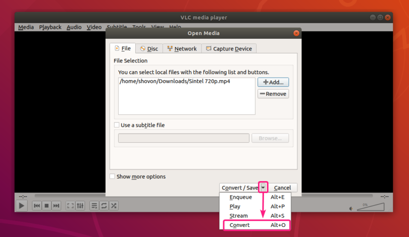 How to Trim and Convert Videos in VeLC