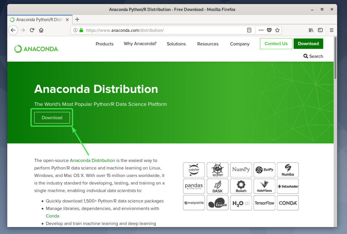 Install Anaconda Python On Debian 10
