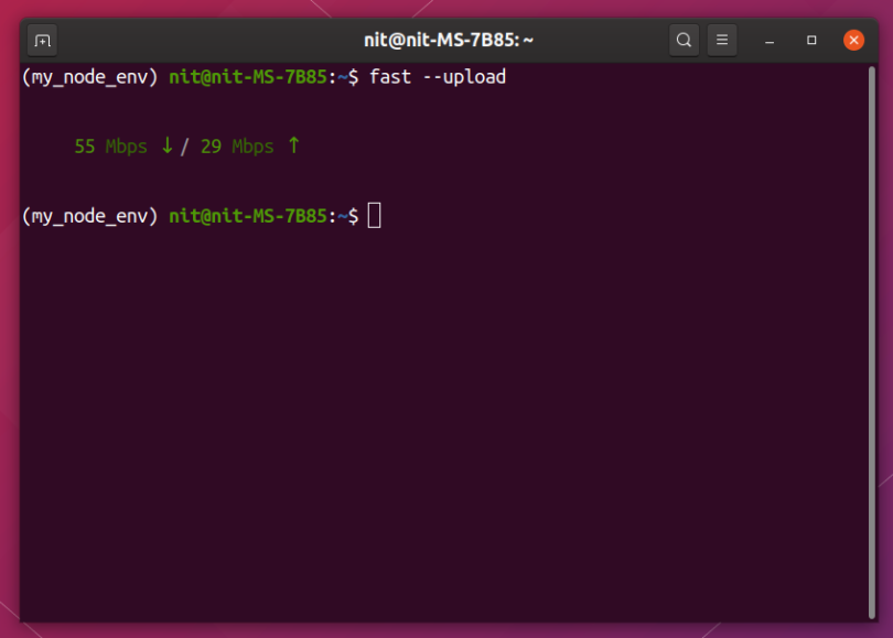 Command Line Apps To Perform A Internet Speed Test On Linux