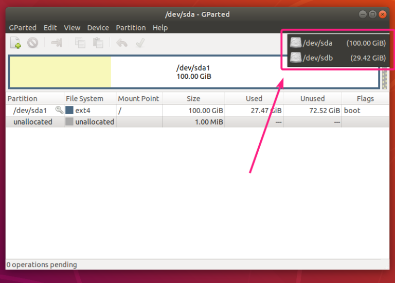 list-disks-on-ubuntu