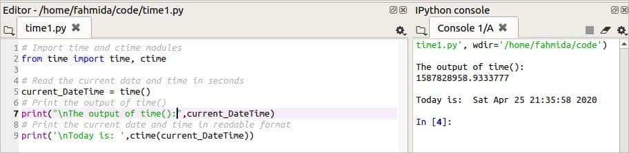 How To Use Python Time time Method