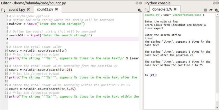 How To Use Count Method In Python