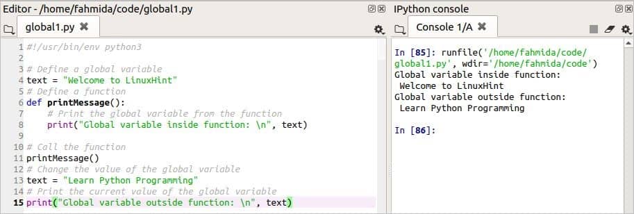 Understand Global Variables Scope In Python